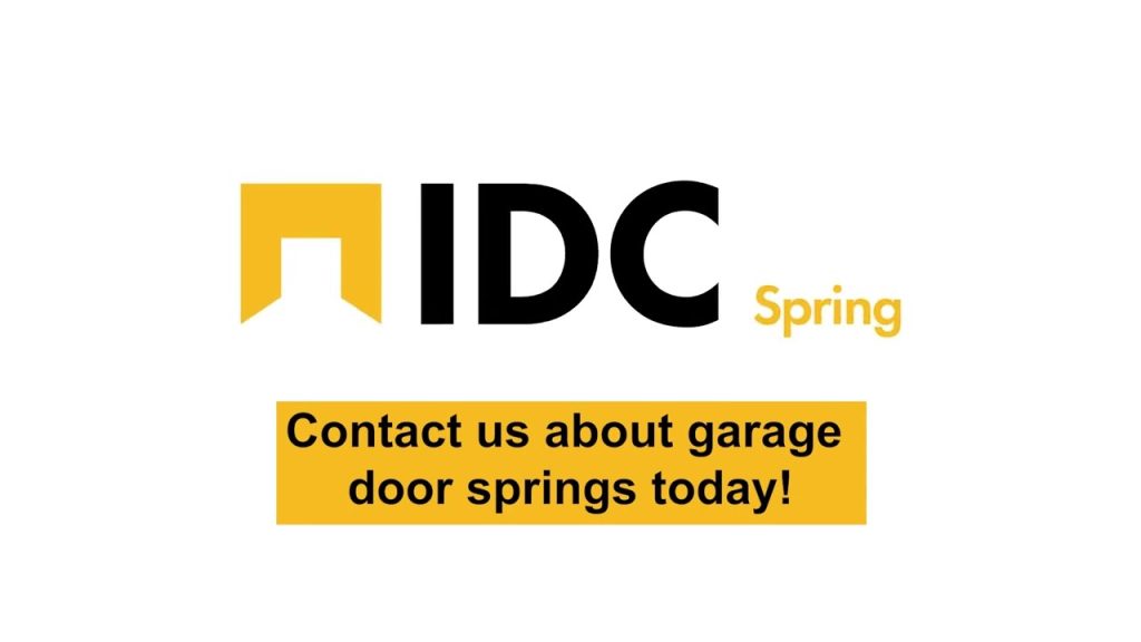Garage Door Springs - Types & Manufacturing | IDC Spring